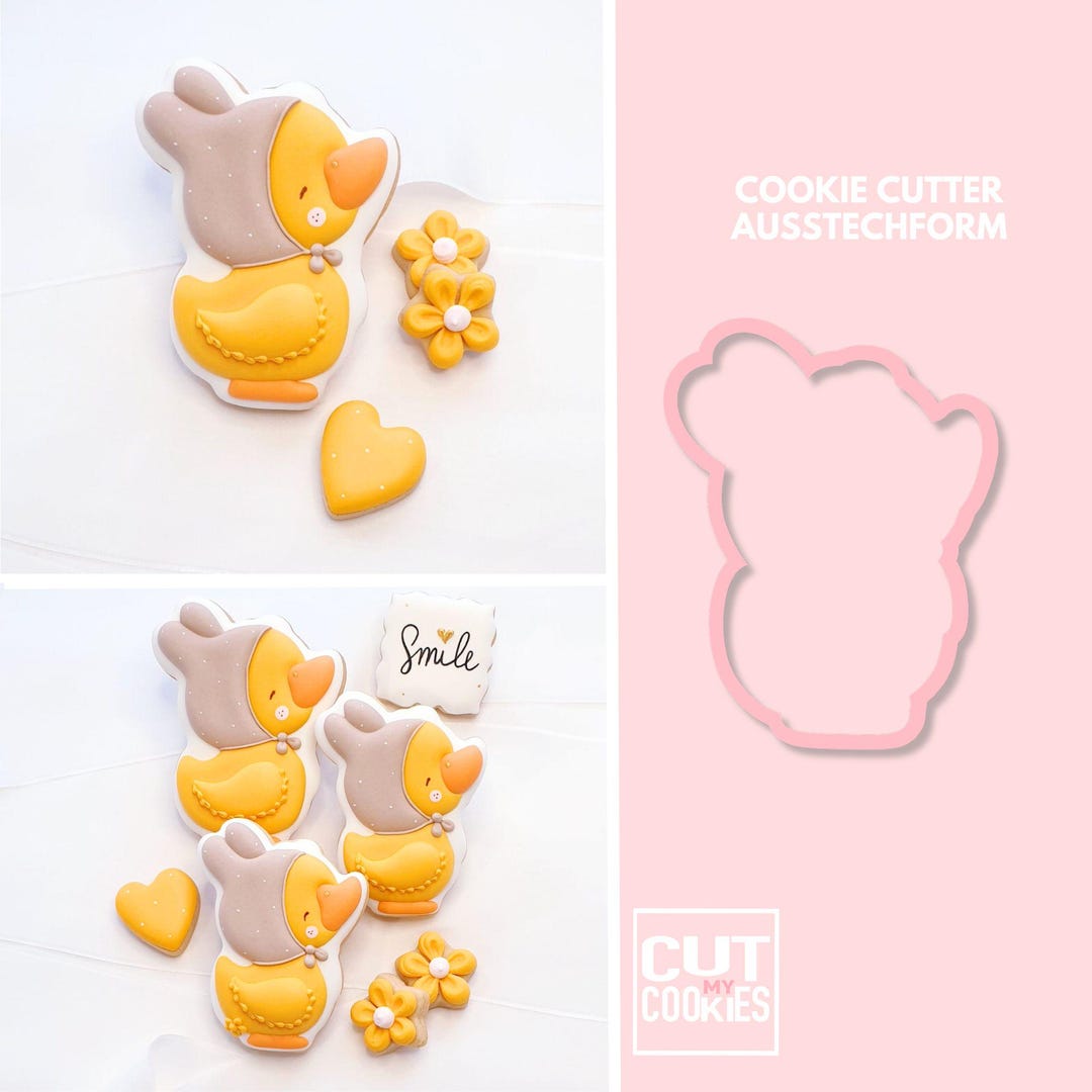 2638 Chicken Kissing Lotta Cookie Cutter Fondant Cutter Clay Cutter ...