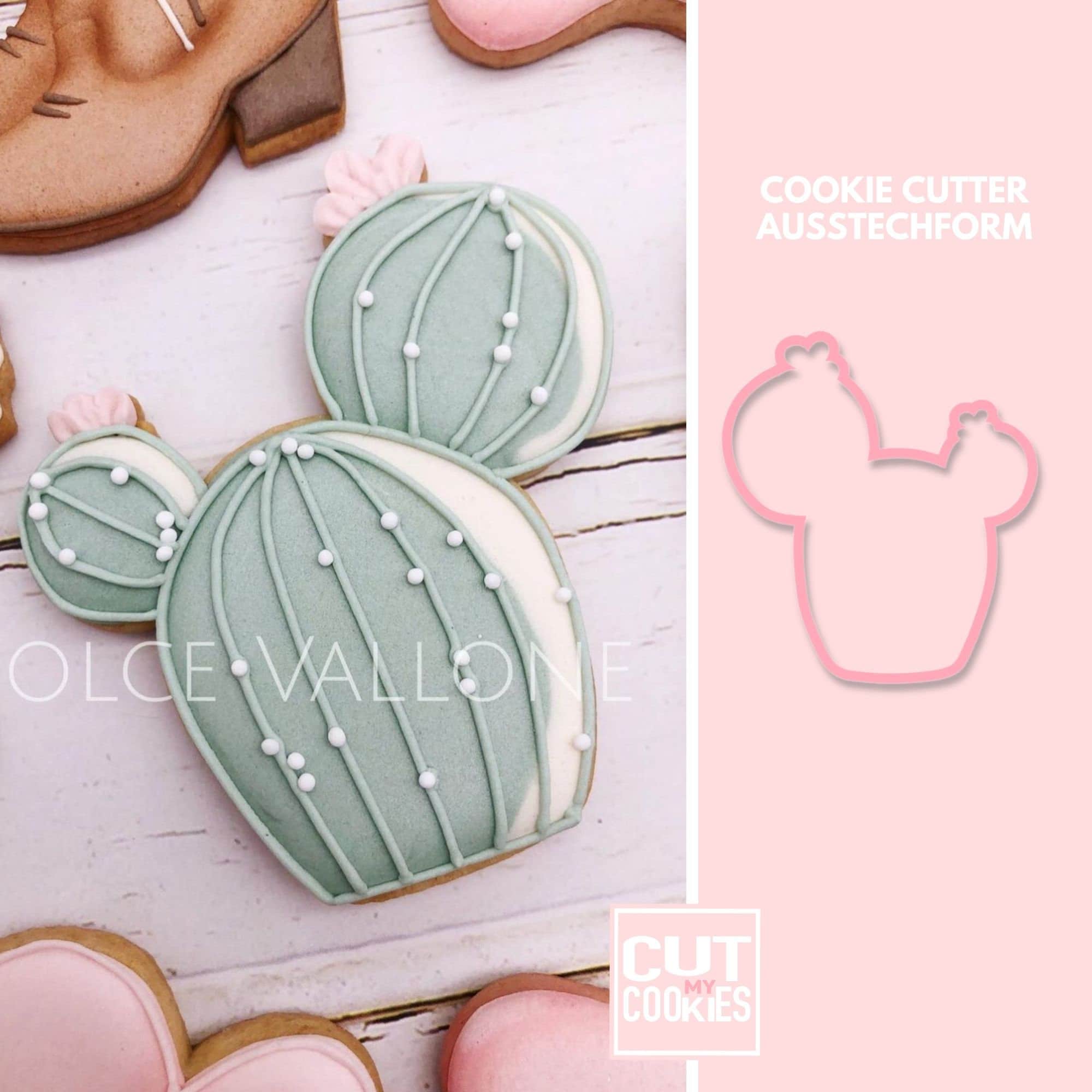 160 Cactus Cookie Cutter Fondant Cutter Clay Cutter Dough Cutter - Etsy