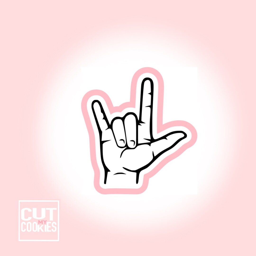 2290 ILY Zeichen (I Love You) - Ausstechformen - Keksschneider ...