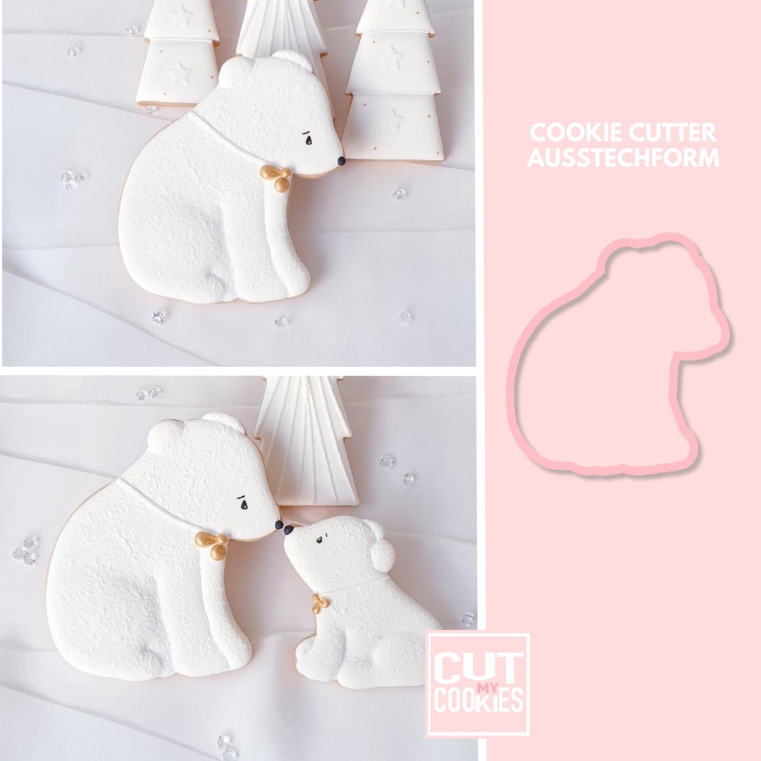 2326 Icebear Mama - Cookie Cutter - Cutter - Christmas Cookie Cutter - Sugar Cookies - Etsy