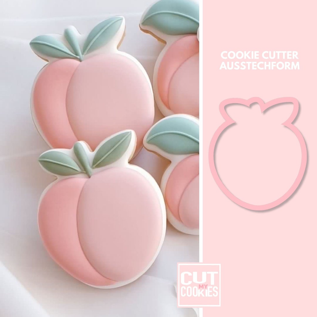 Peach - Cookie Cutter - Fondant Cutter - Clay Cutter - Dough Cutter - Etsy