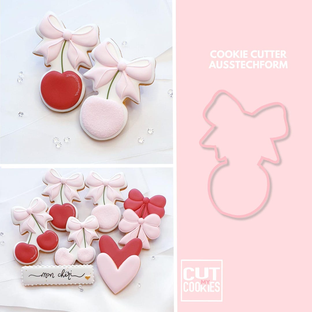 2604 Cherry - Cookie Cutter - Fondant Cutter - Clay Cutter - Dough ...