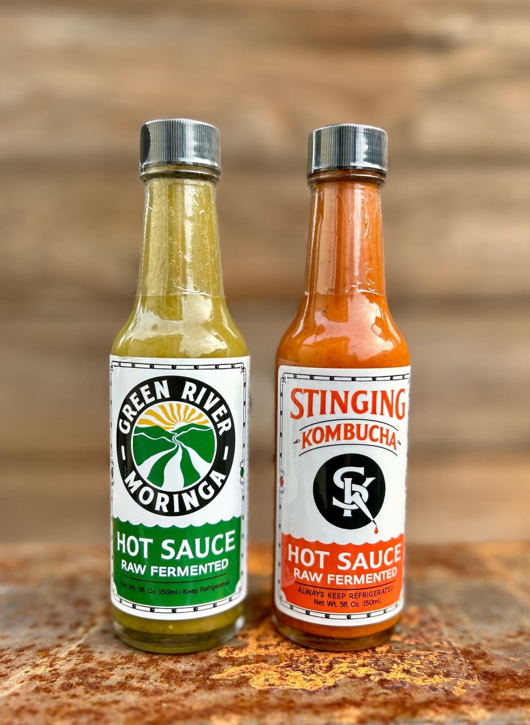 Kombucha & Moringa Hot Sauce Gift Pack (2 Bottles). Made With Love! - Etsy