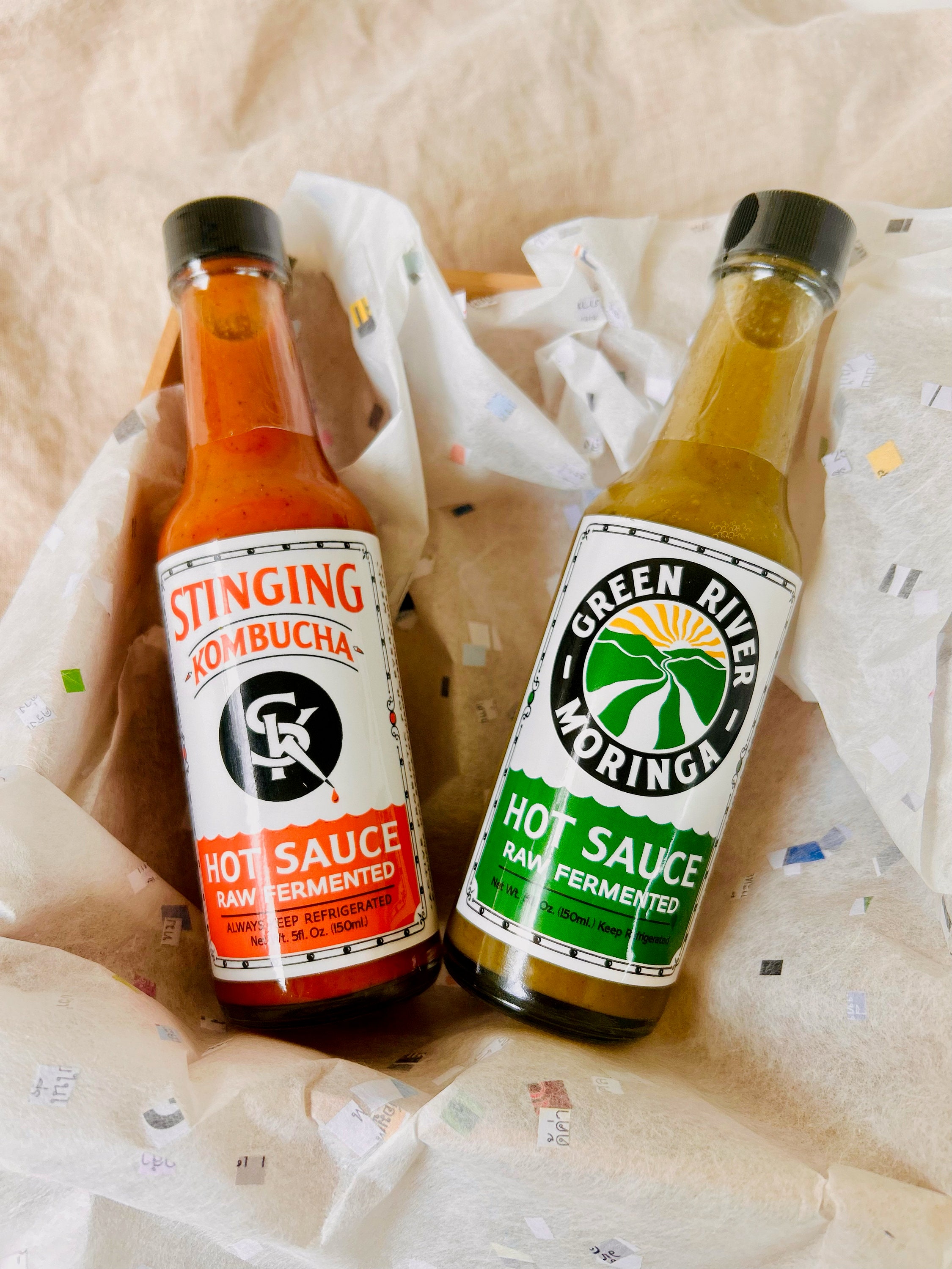 Kombucha & Moringa Hot Sauce Gift Pack (2 Bottles). Made With Love! - Etsy