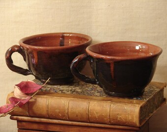 Redware Cups - Etsy