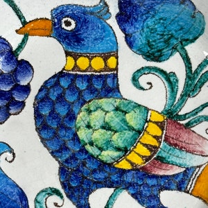 Vintage Italy Large Ceramic Romano Innocenti Flower Charger Plate ...