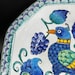 Vintage Italy Large Ceramic Romano Innocenti Flower Charger Plate ...