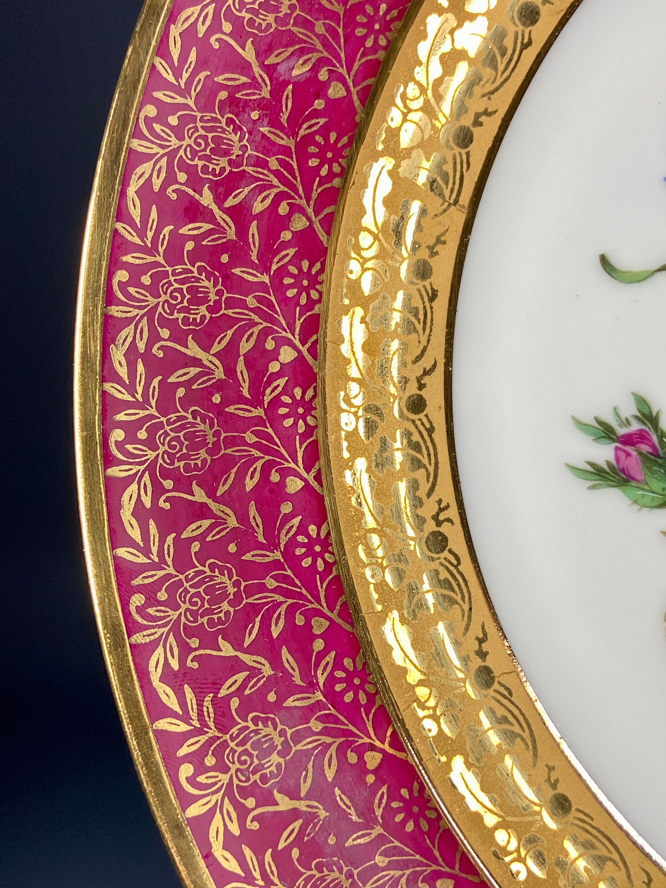 Rare Luxury Large Plate. 1900 - 1920's, R.S. Limoges Porcelain, France ...