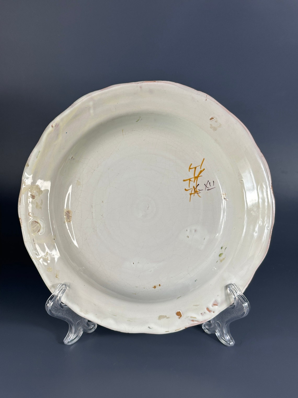 19th, Antique French Moustiers Plates With Birds - Etsy