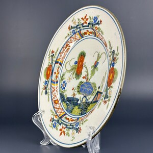 1760-1800, Italian Faenza Soup Plate, Ferniani Factory, Decorated in ...