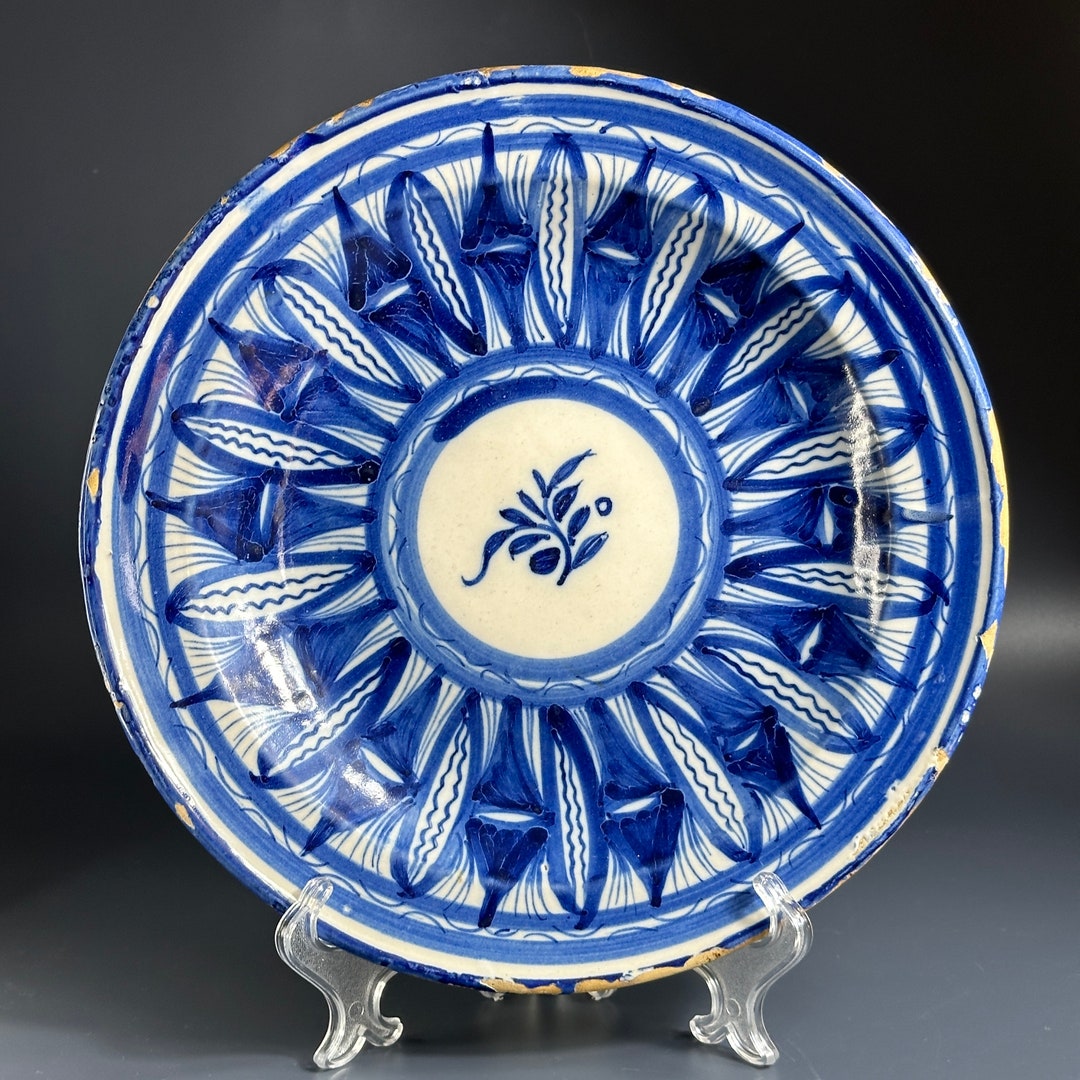 19th, Antique Manises Plate Spanish Ceramics - Etsy