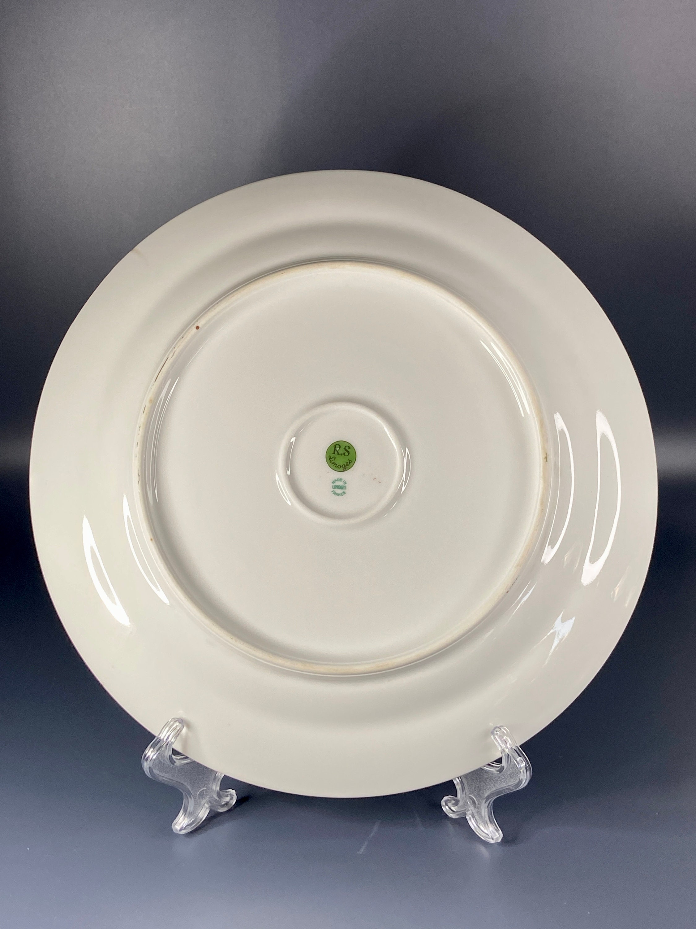 Rare Luxury Large Plate. 1900 - 1920's, R.S. Limoges Porcelain, France ...