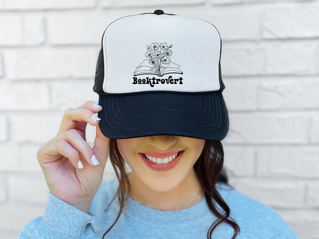 Book Lover's Trucker Hat // Readers Gift Hat // Romance Novel Gift for ...