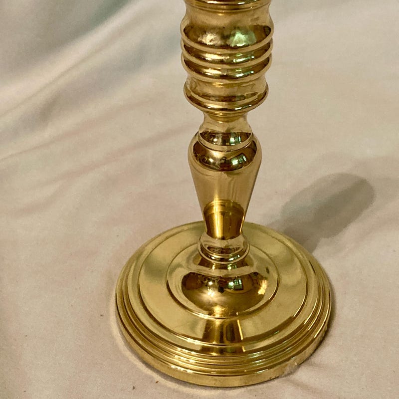 Brass Candlesticks - Etsy
