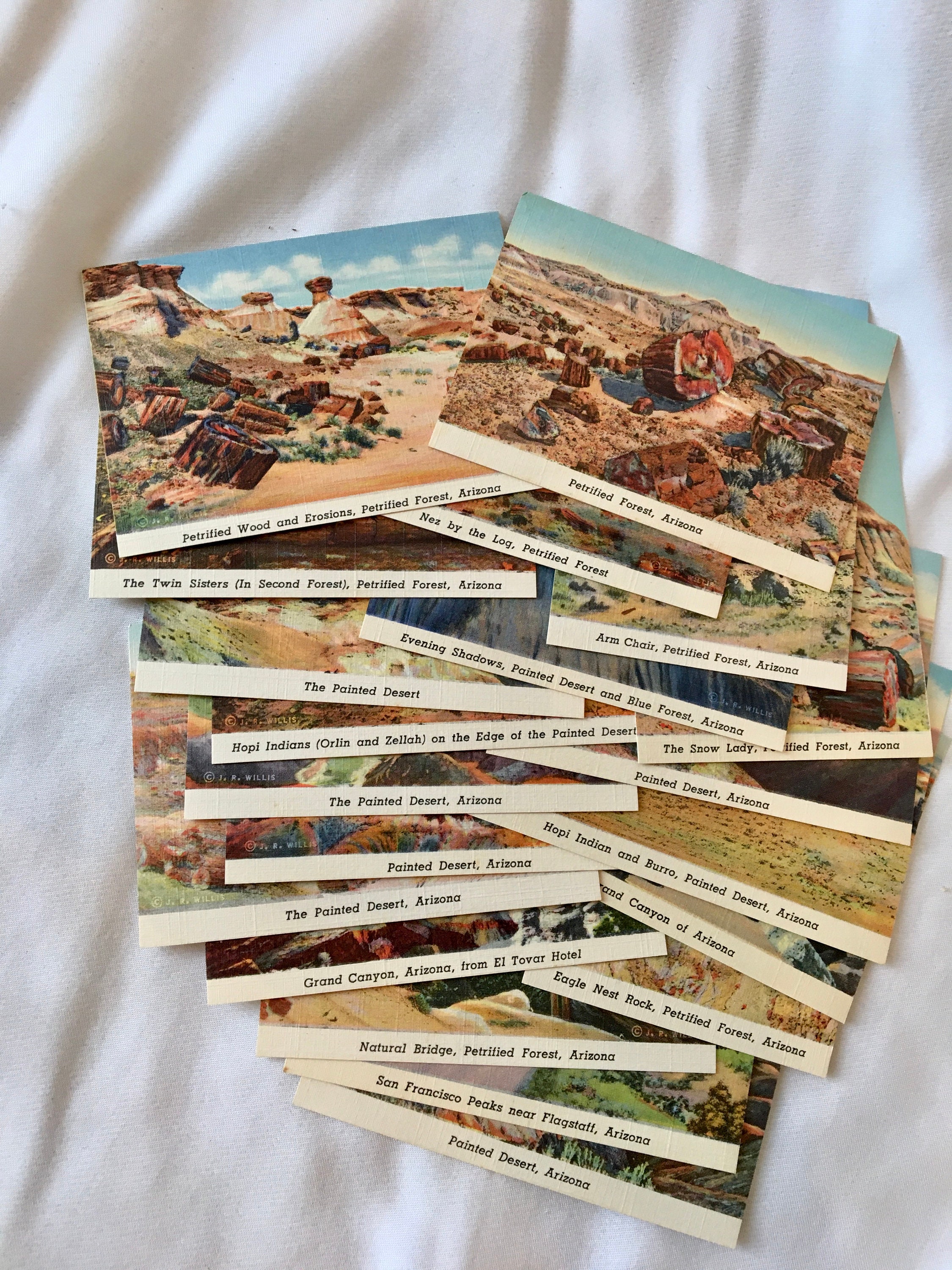 Memorabilia Grand Canyon Vintage Set of 5 Arizona Postcards 1 Colorado ...
