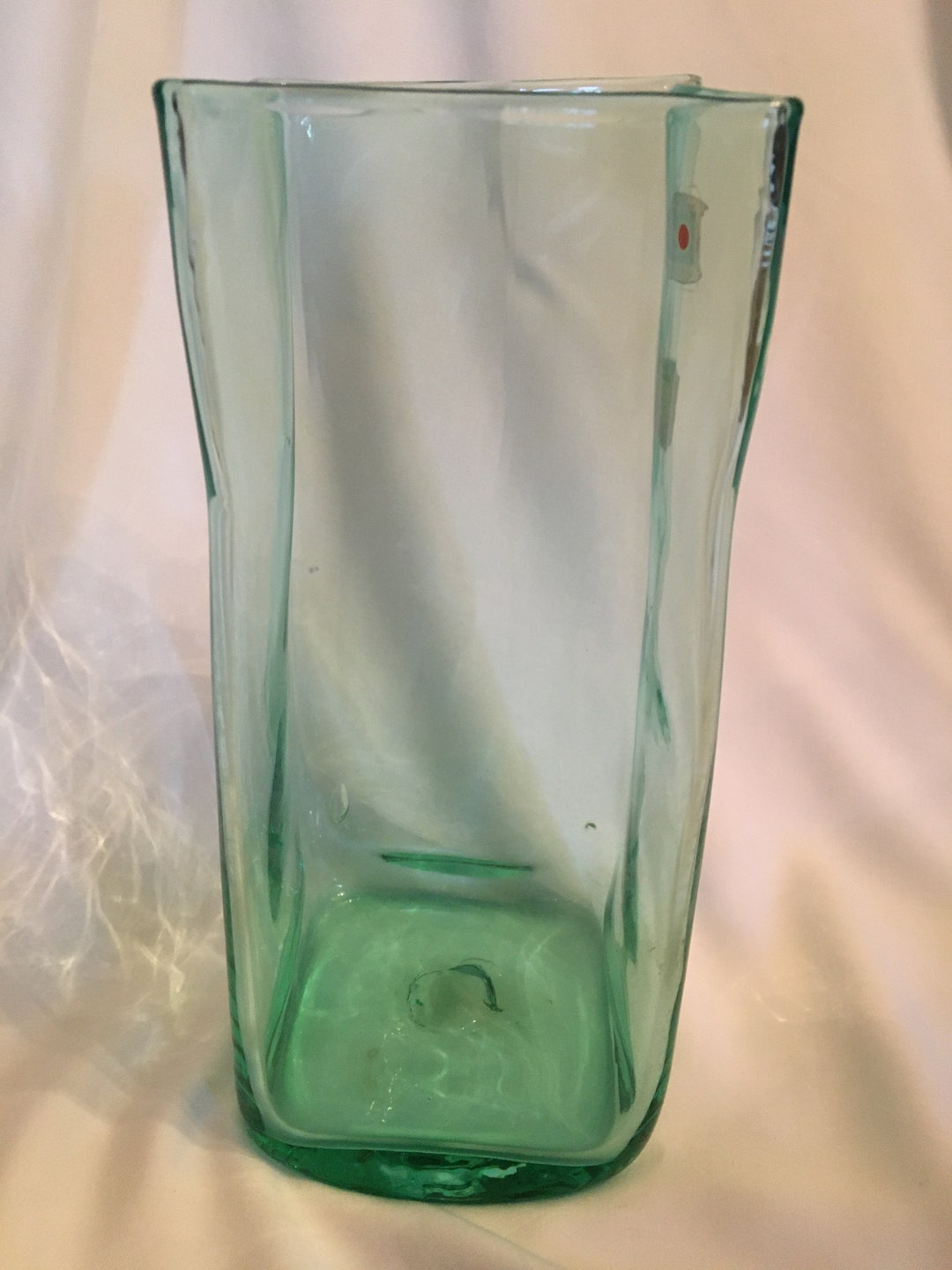 BLENKO VASE Antique Green Color - Etsy