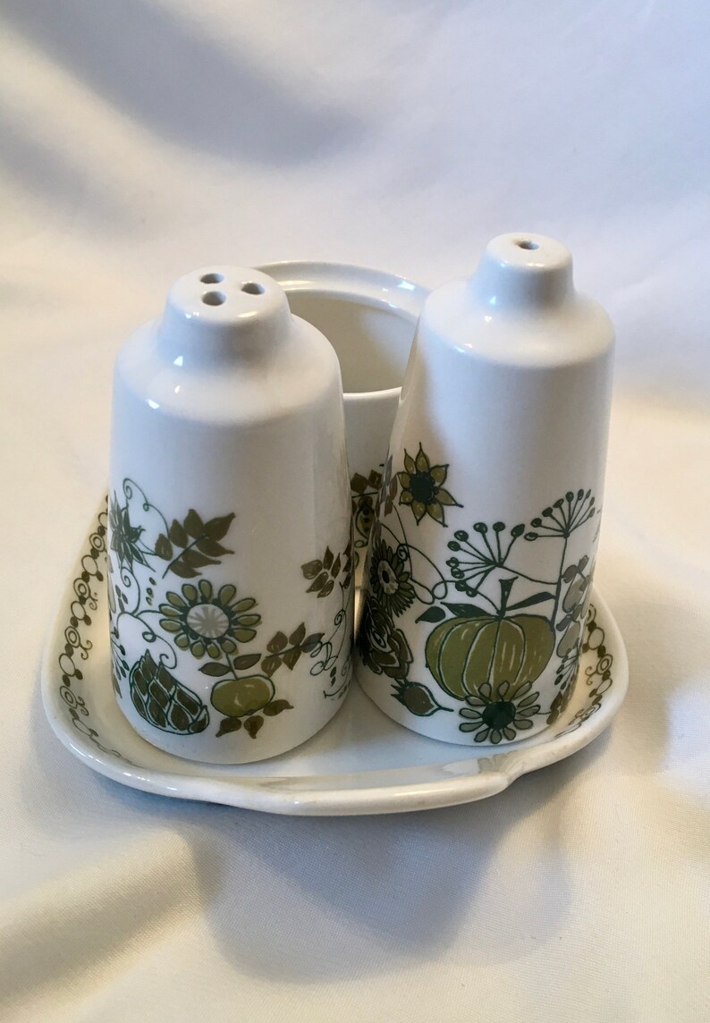 CONDIMENT TRAY SET 4 Pc Tray Salt / Pepper and Mustard - Etsy