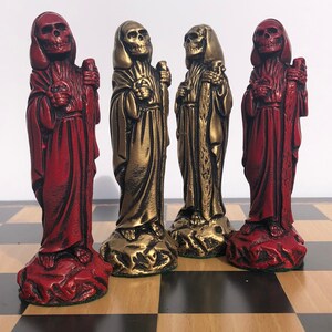 Dragons and Wizards Chess Set - Fantasy Chess Set - Made to Order ...