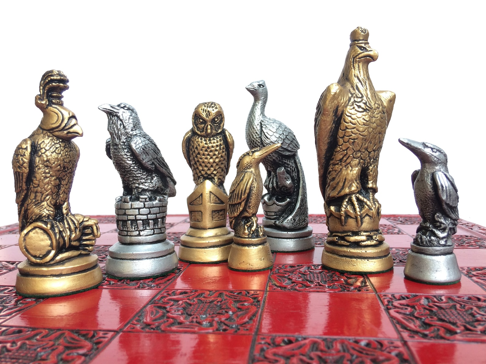 Bird Chess Set Large Highly Detailed Iconic Chess Set | Etsy