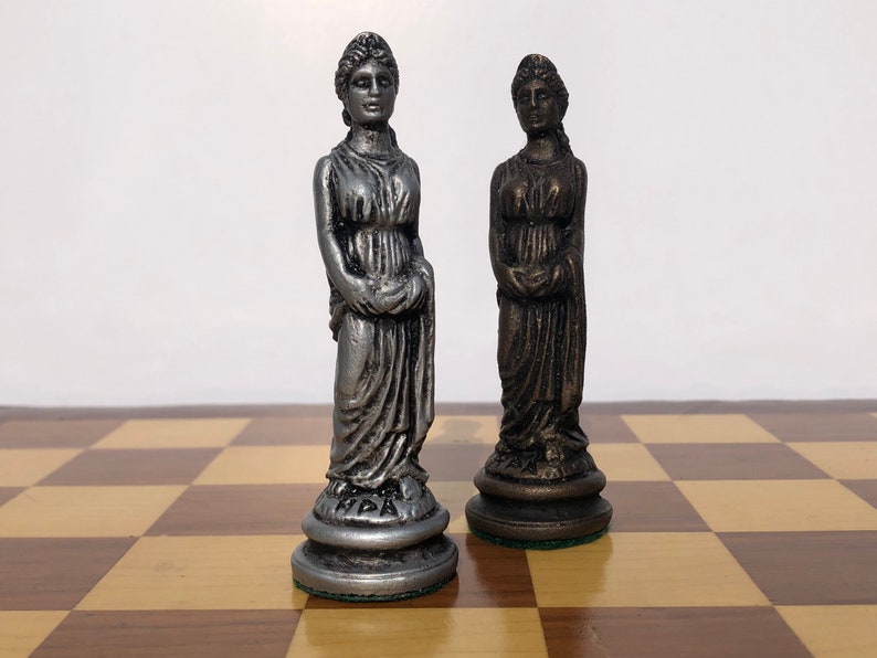Greek Gods Chess Set Handmade Ancient Greece Chess Set - Etsy