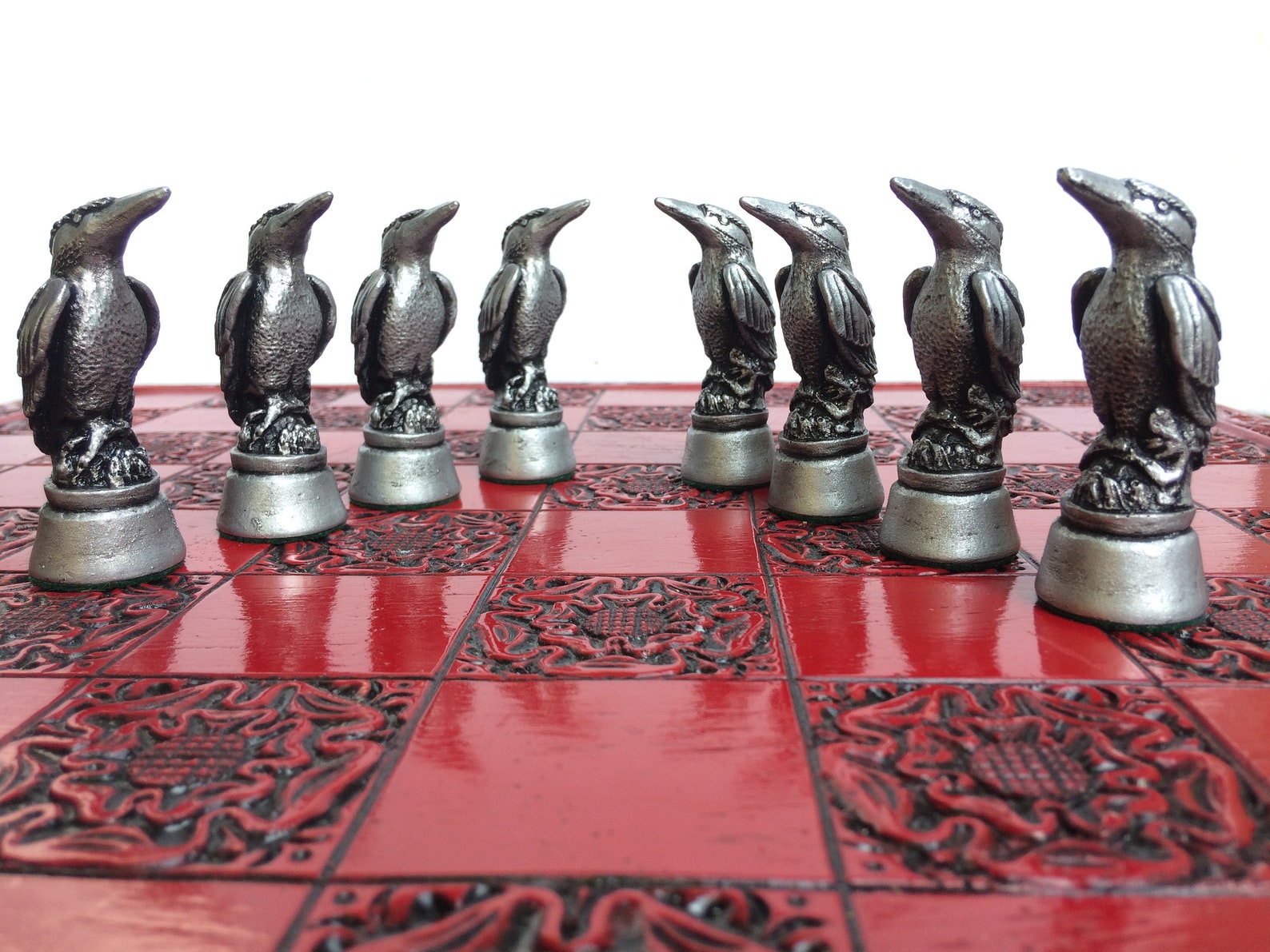 Bird Chess Set Large Highly Detailed Iconic Chess Set - Etsy