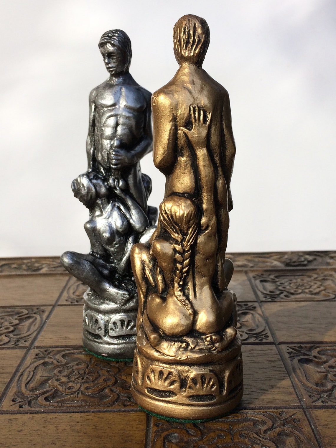 Erotic Chess Set Handmade Themed Chess Set Fantasy Board | Etsy