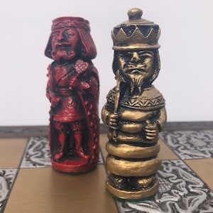 Alice in Wonderland Chess Set - Through the Looking Glass Chess Set ...