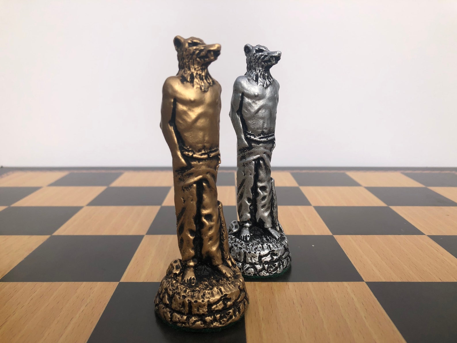 Myth and Magic Chess Set Handmade Chess Pieces With a Wiccan - Etsy