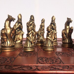 Large Louis XIV Themed Chess Set - Reconstructed Stone Chess Pieces ...