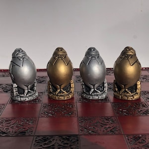 Chess Set - Alice in Wonderland Chess Pieces - Made to Order - Handmade ...