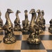 Dragons and Wizards Chess Set - Fantasy Chess Set - Made to Order ...