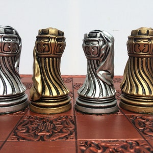 Large Louis XIV Themed Chess Set - Reconstructed Stone Chess Pieces ...