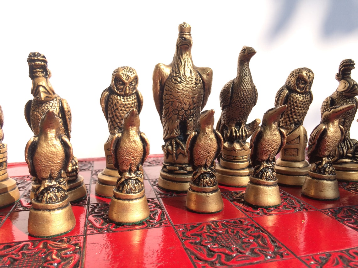 Bird Chess Set Large Highly Detailed Iconic Chess Set | Etsy
