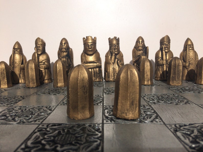 Traditional Lewis Chess Set Lewis Chessmen Made to Order - Etsy