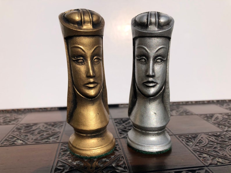 Chess Set Gothic Heads Chess Pieces Made to Order - Etsy