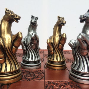 Large Louis XIV Themed Chess Set - Reconstructed Stone Chess Pieces ...