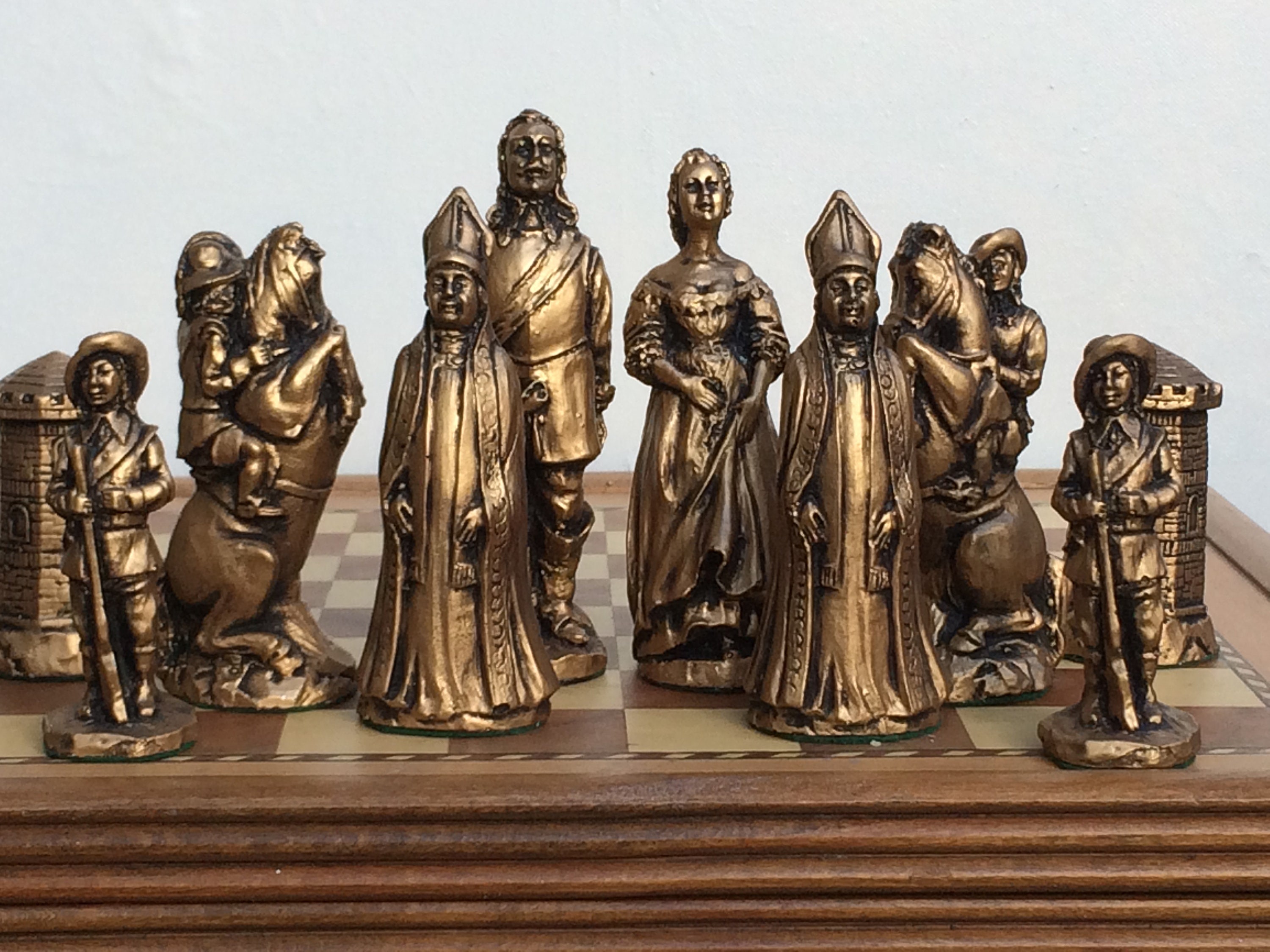 English Civil War Chess Set Oliver Cromwell Vs King Charles - Etsy UK