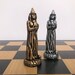 Myth and Magic Chess Set - Handmade Chess Pieces With a Wiccan Theme ...