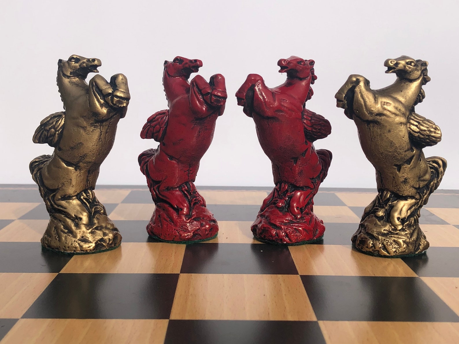 Dragons and Wizards Chess Set - Fantasy Chess Set - Made to Order ...