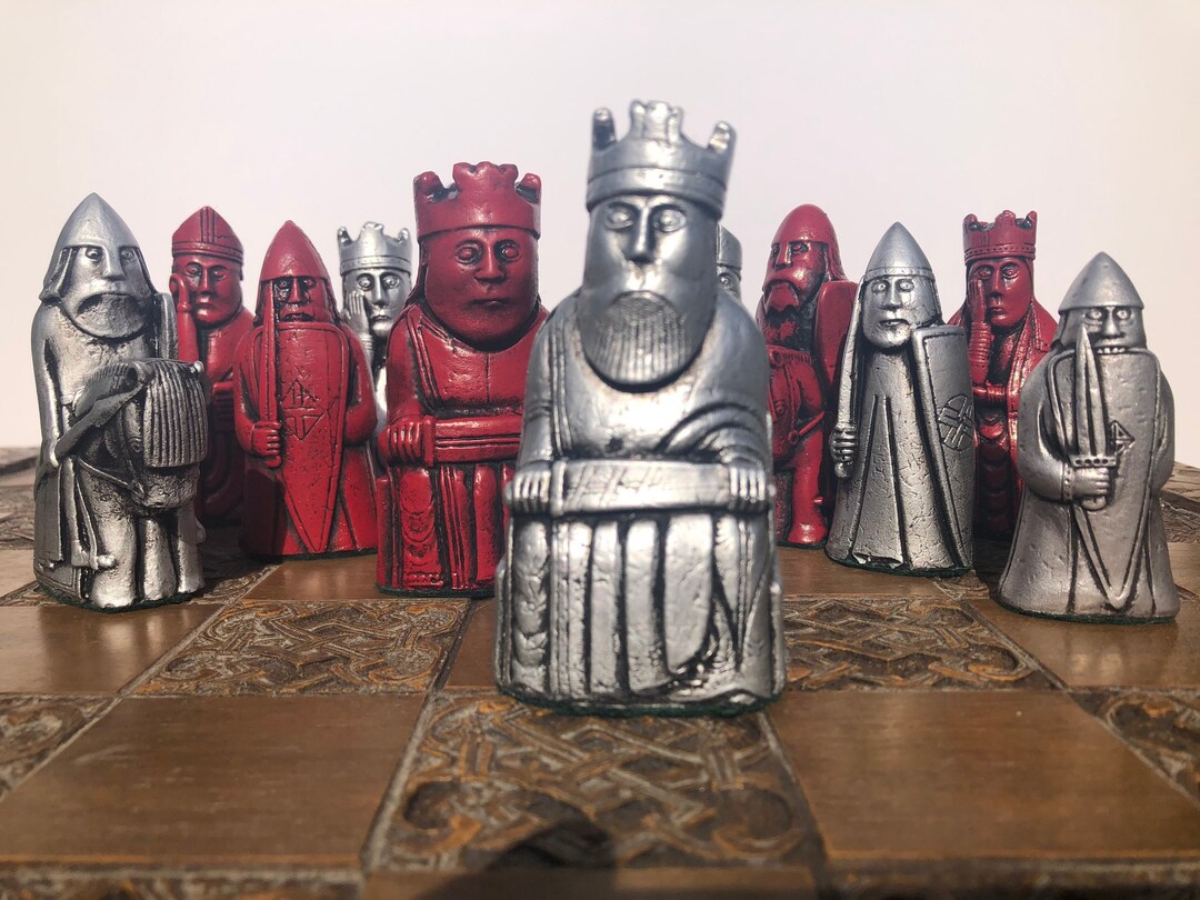 Lewis Chessmen - Isle of Lewis Chess Set - Alternate Sides With ...