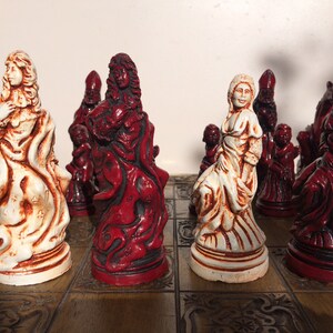 Large Chess Set - King Louis XIV Chess Pieces - Gardens of Versailles ...