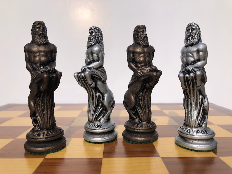 Greek Gods Chess Set Handmade Ancient Greece Chess Set - Etsy