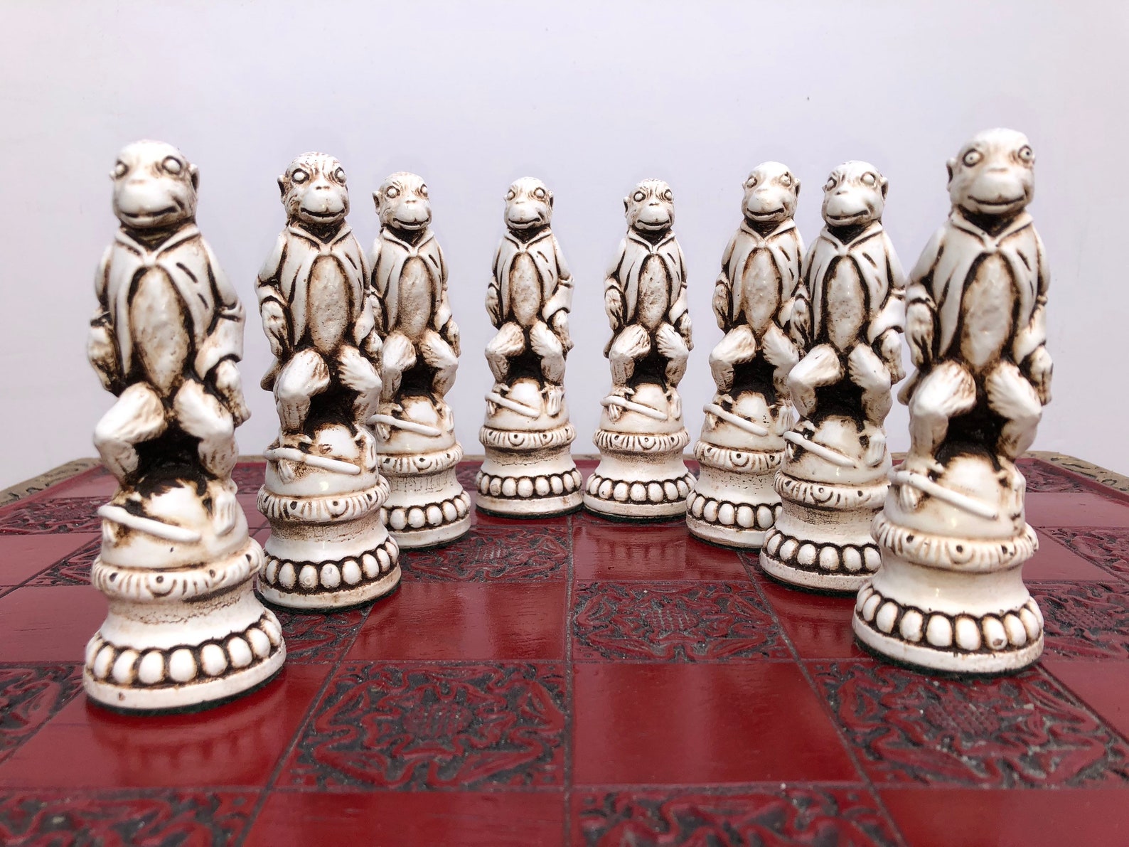 Reynard the Fox Chess Set - Large Chess Pieces - Made to Order - Chess ...