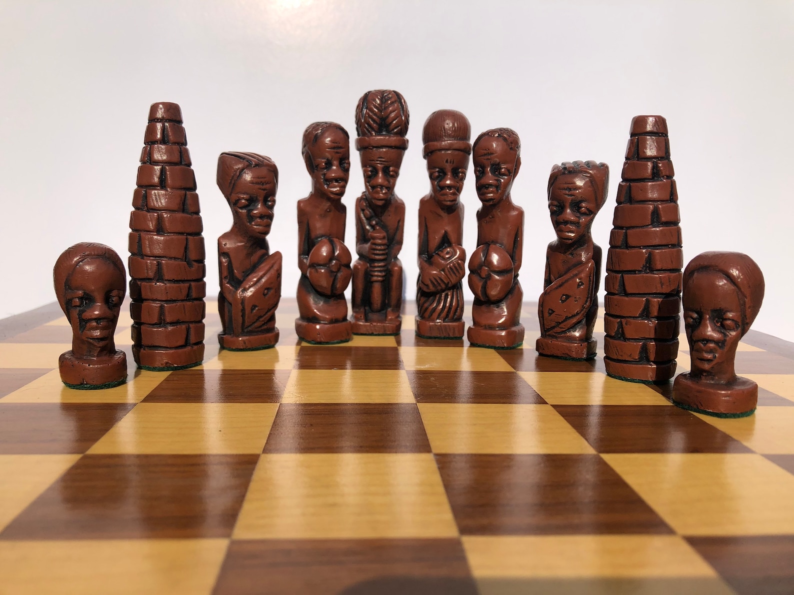 Tribal Chess Set Handmade African Themed Chess Set Ethnic - Etsy