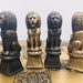Egyptian Chess Set Large Chess Set Ancient Egypt Theme Bronze and Gold ...
