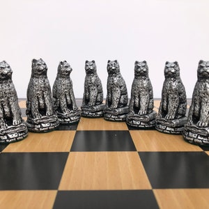 Myth and Magic Chess Set - Handmade Chess Pieces With a Wiccan Theme ...