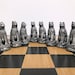 Myth and Magic Chess Set - Handmade Chess Pieces With a Wiccan Theme ...