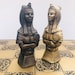 Egyptian Chess Set Large Chess Set Ancient Egypt Theme Bronze and Gold ...