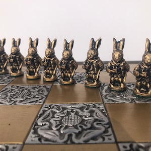 Alice in Wonderland Chess Set - Through the Looking Glass Chess Set ...