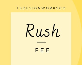 RUSH FEE - Etsy